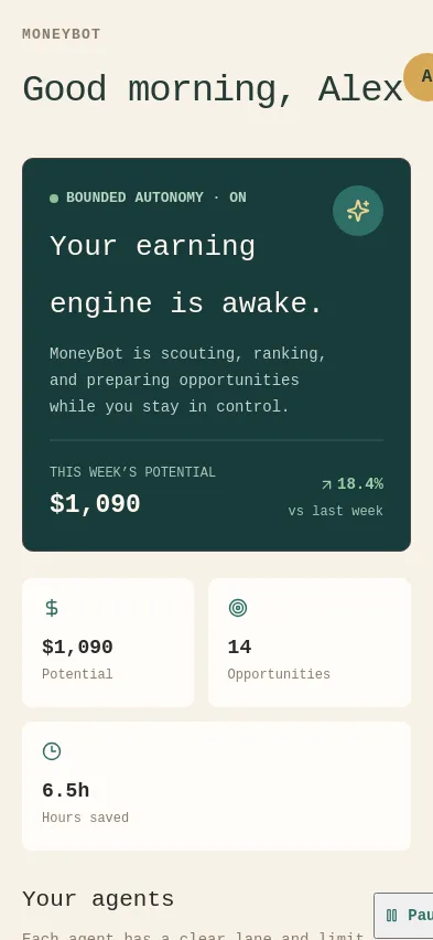 MoneyBot Mobile