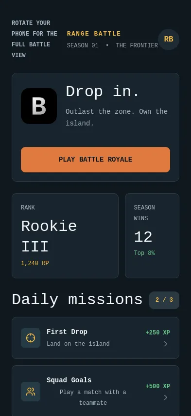 Range Battle Mobile