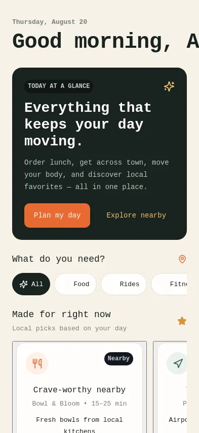All-in-One Lifestyle Hub