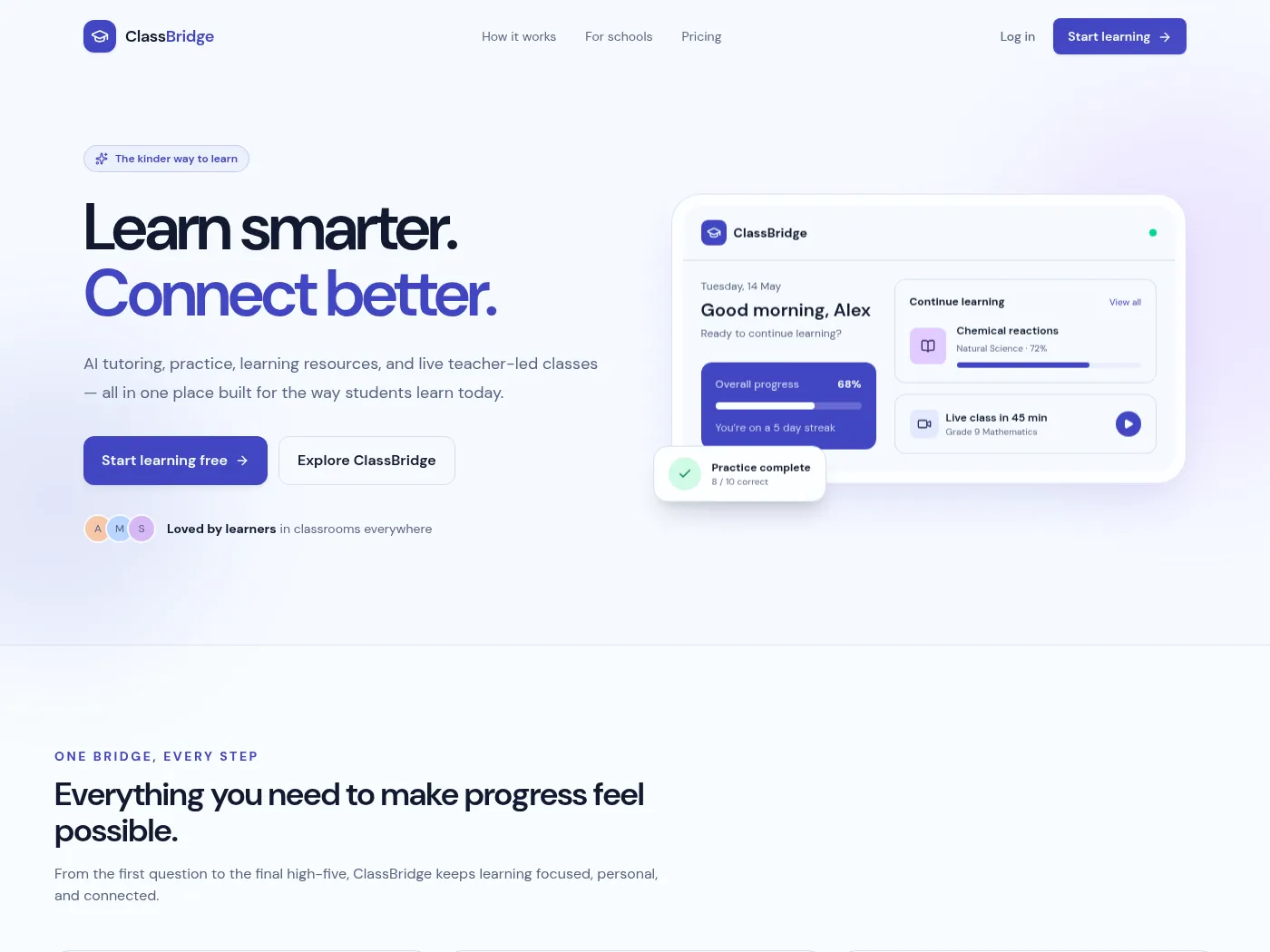 ClassBridge Learning Platform