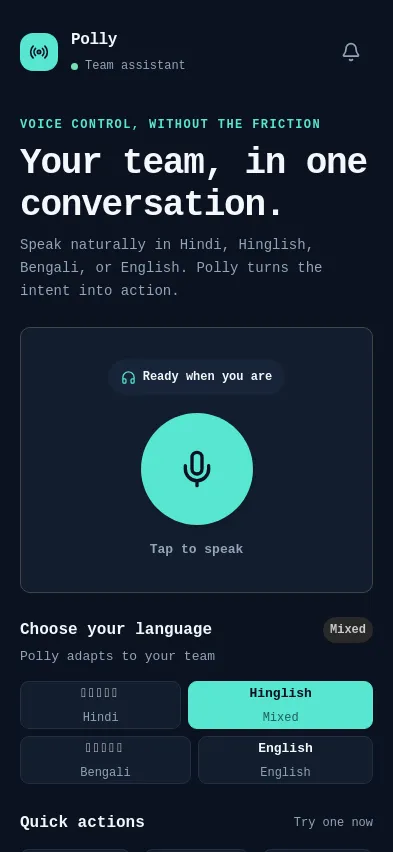 Polyglot Voice Assistant