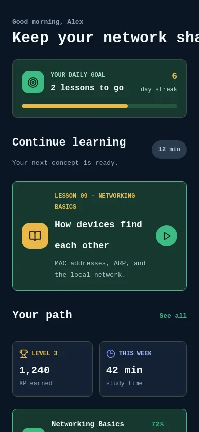 NetWiz Learning App