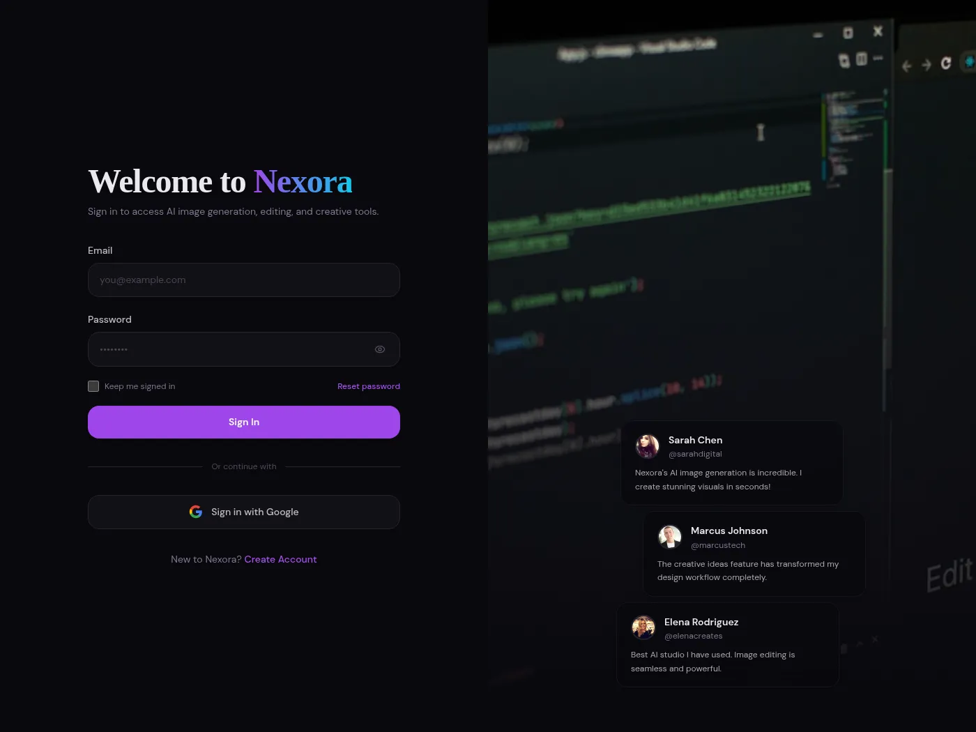 Nexora AI Studio