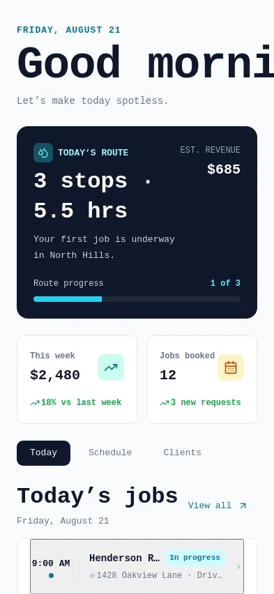 WashPro Mobile Suite