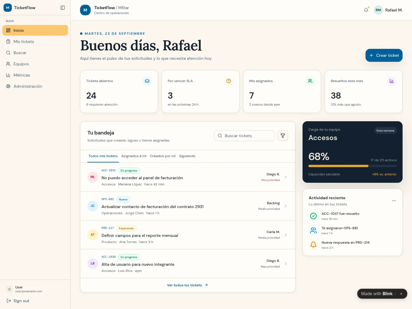 TicketFlow MStar