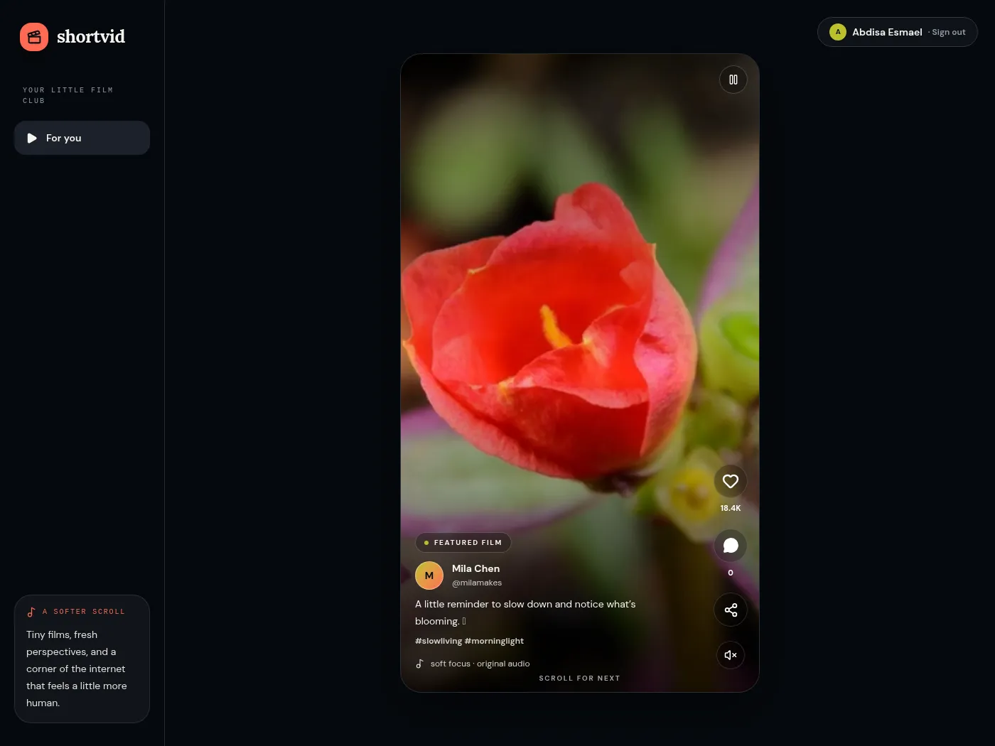 ShortVid Social