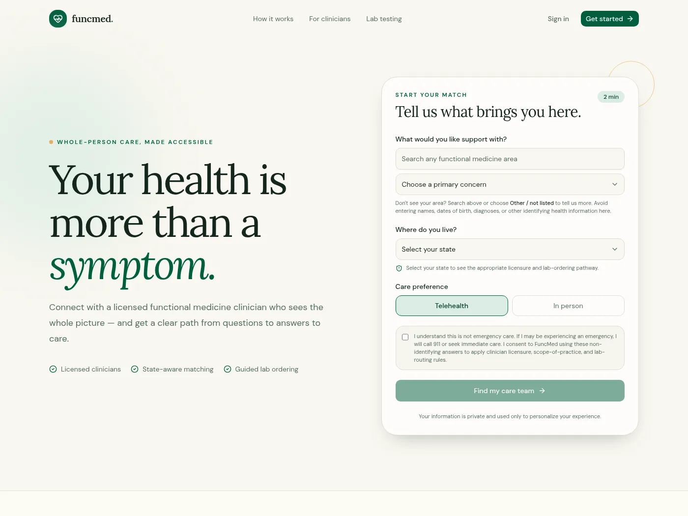 FuncMed Marketplace Blueprint