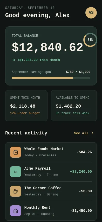 BankSync Budget App
