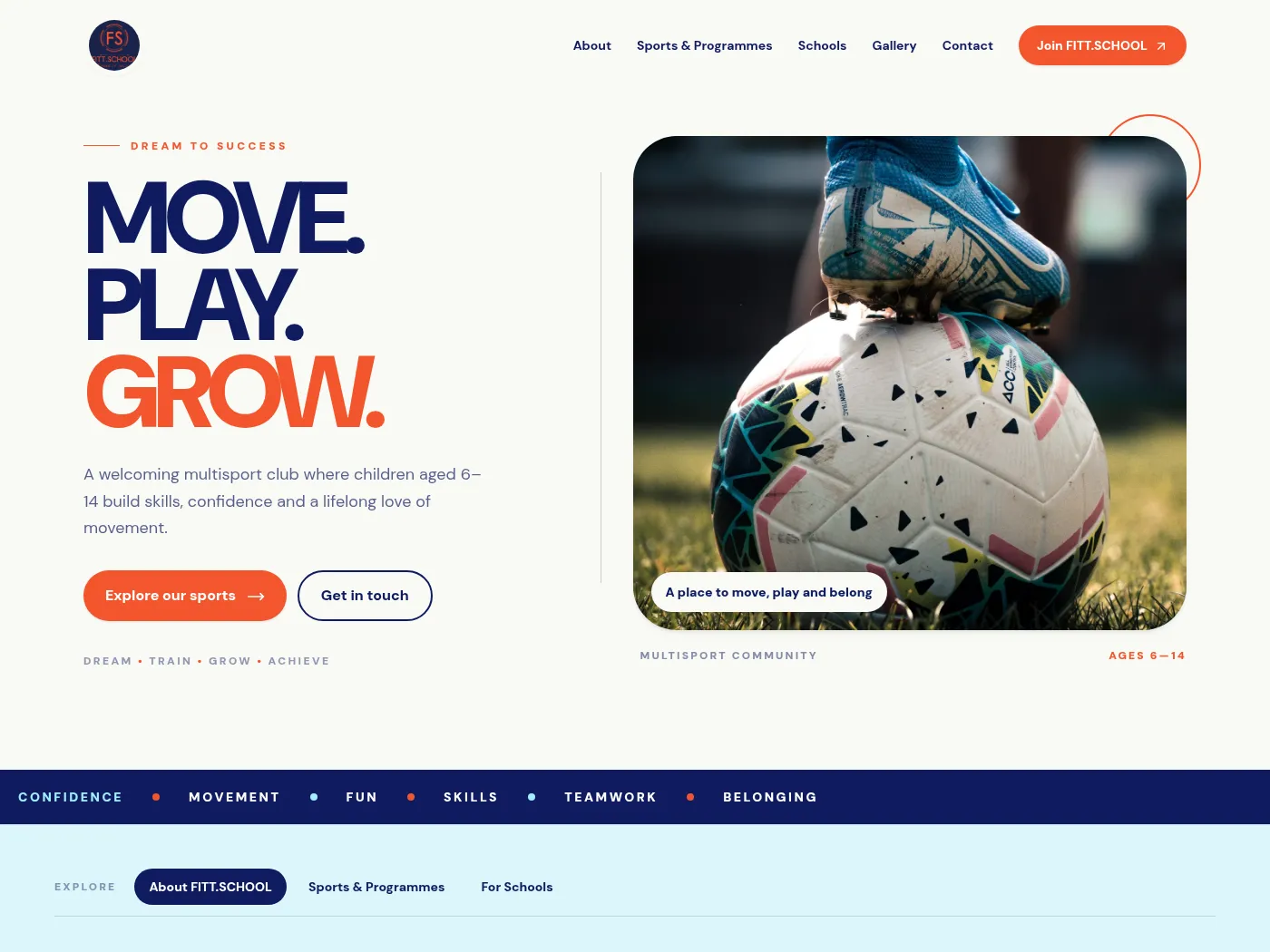 FITT.SCHOOL Community Website