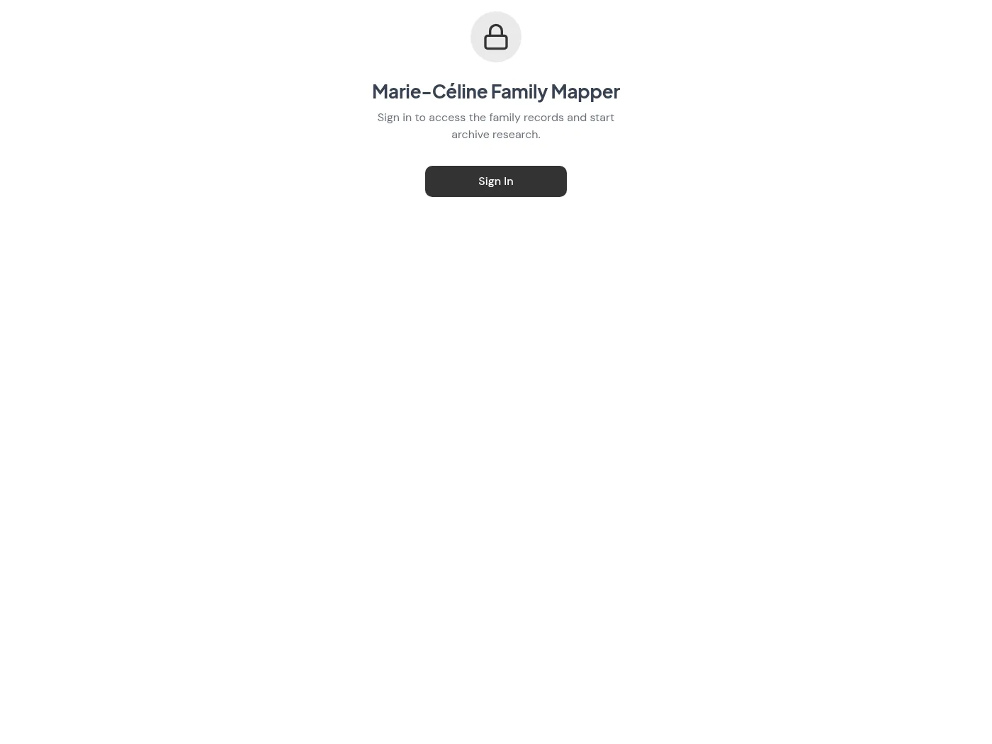 Marie-Céline Family Mapper