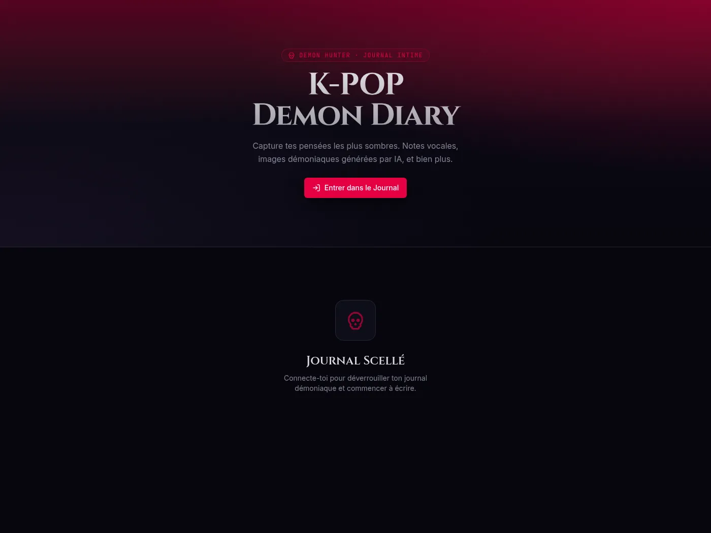 Kpop Demon Diary