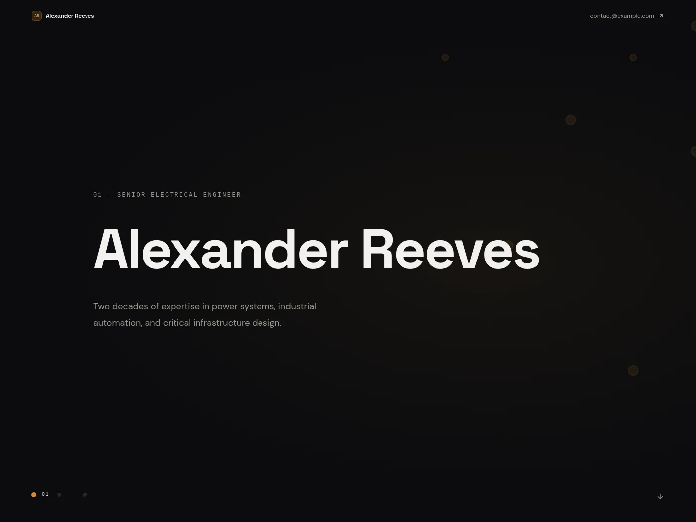 Engineer Portfolio Pro