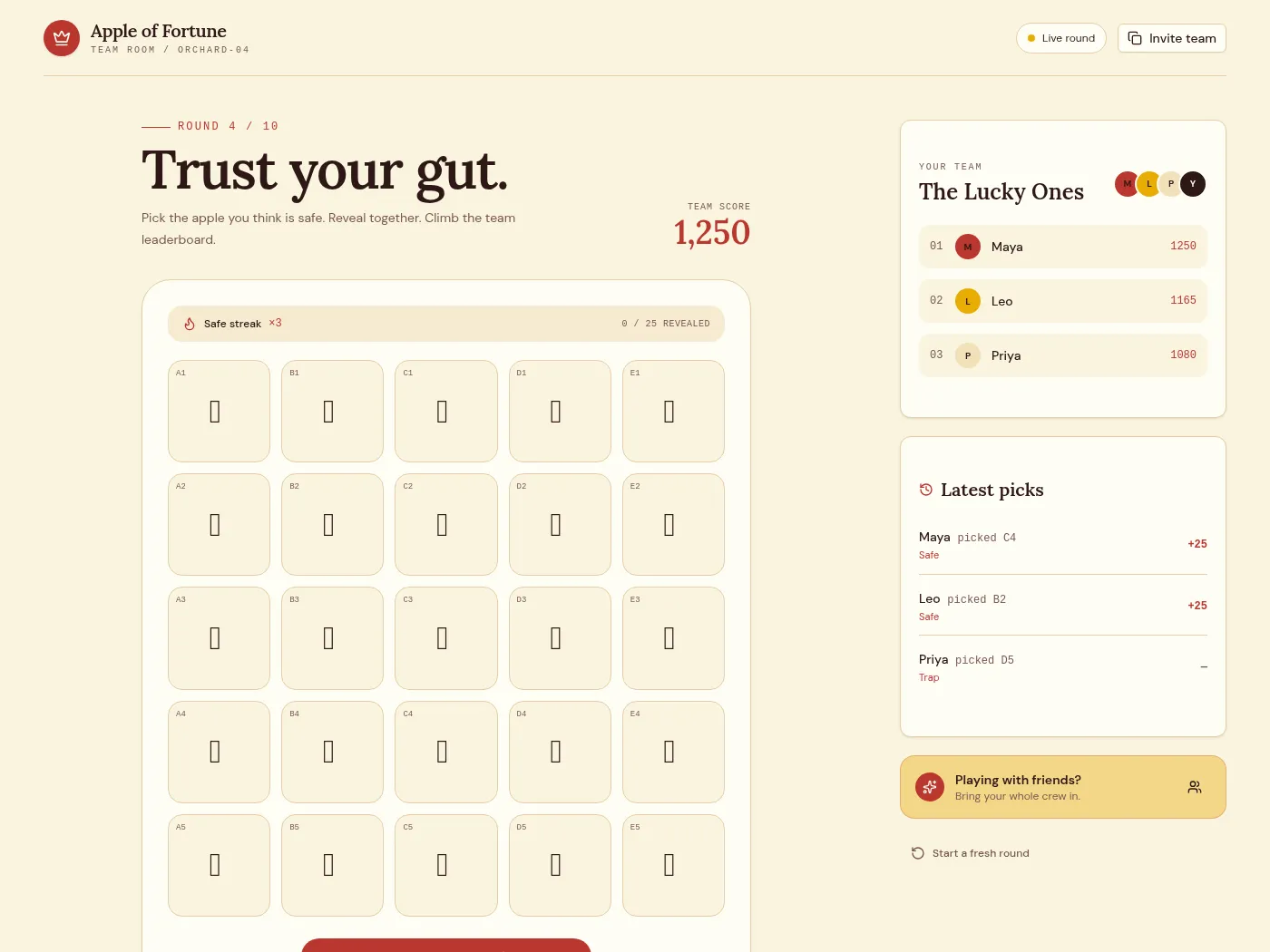 Fortune Predictor Game