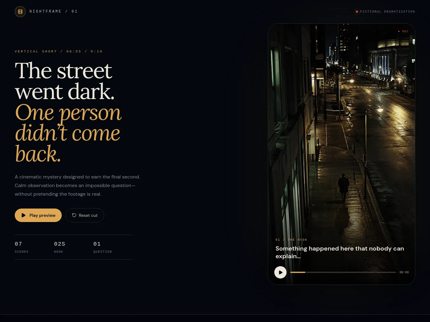 Mystery Street Short