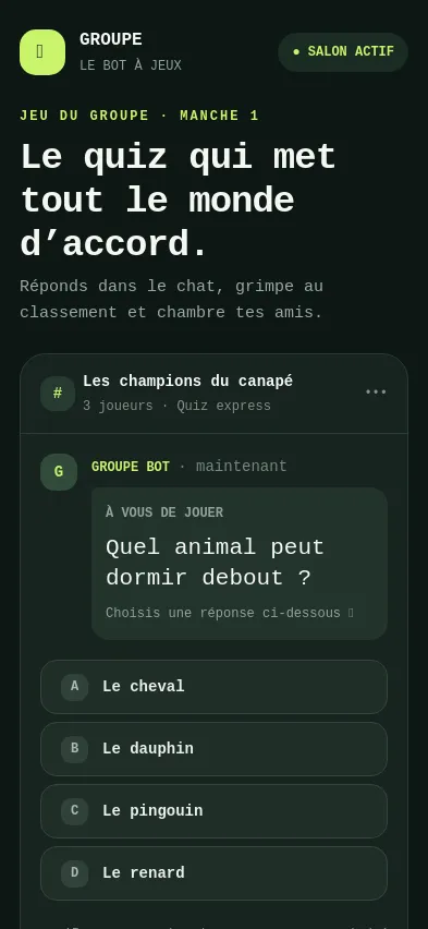WhatsApp GameBot