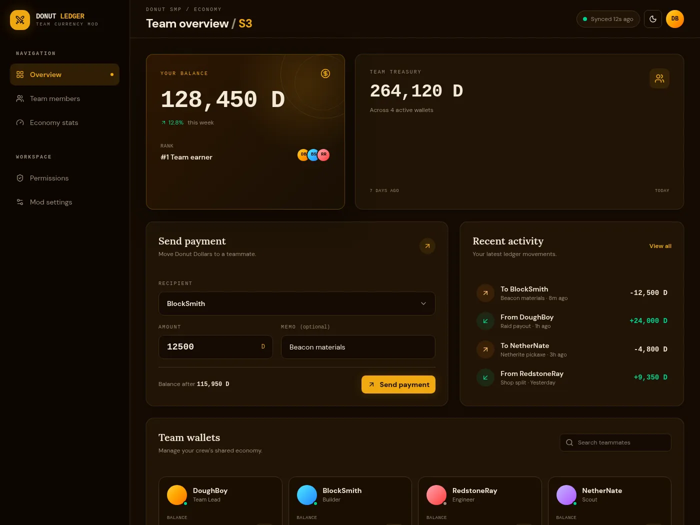 Donut SMP Currency Mod