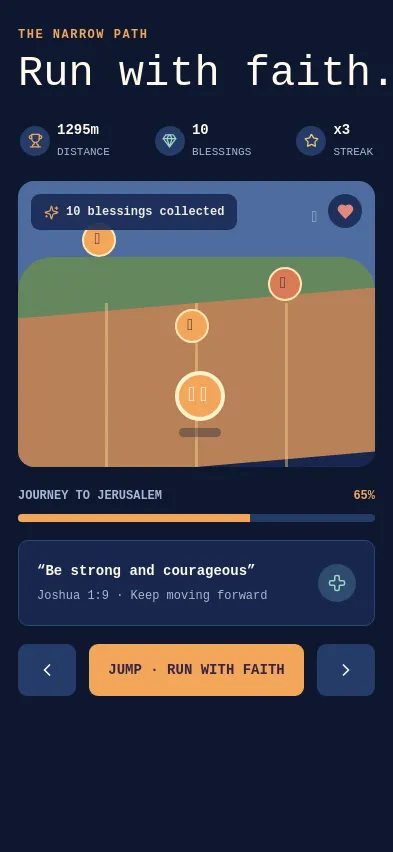 Bible Runner Game
