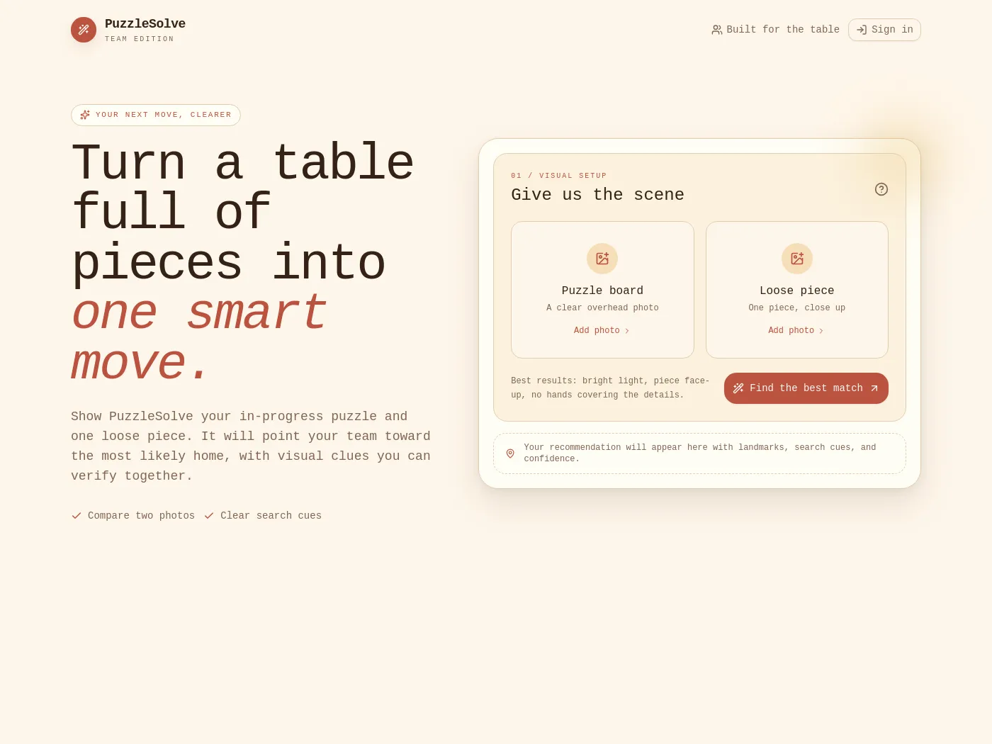 PuzzleSolve AI Assistant