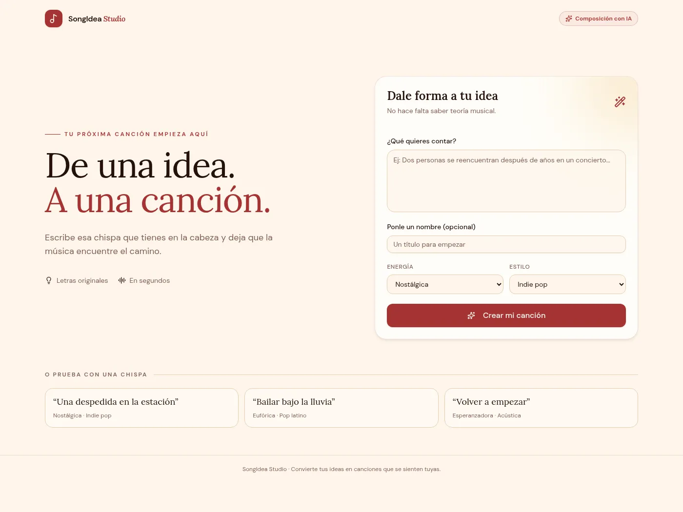 SongIdea Studio
