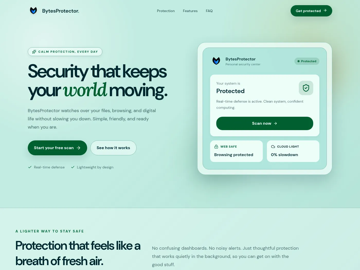 Bytesprotector Antivirus Site
