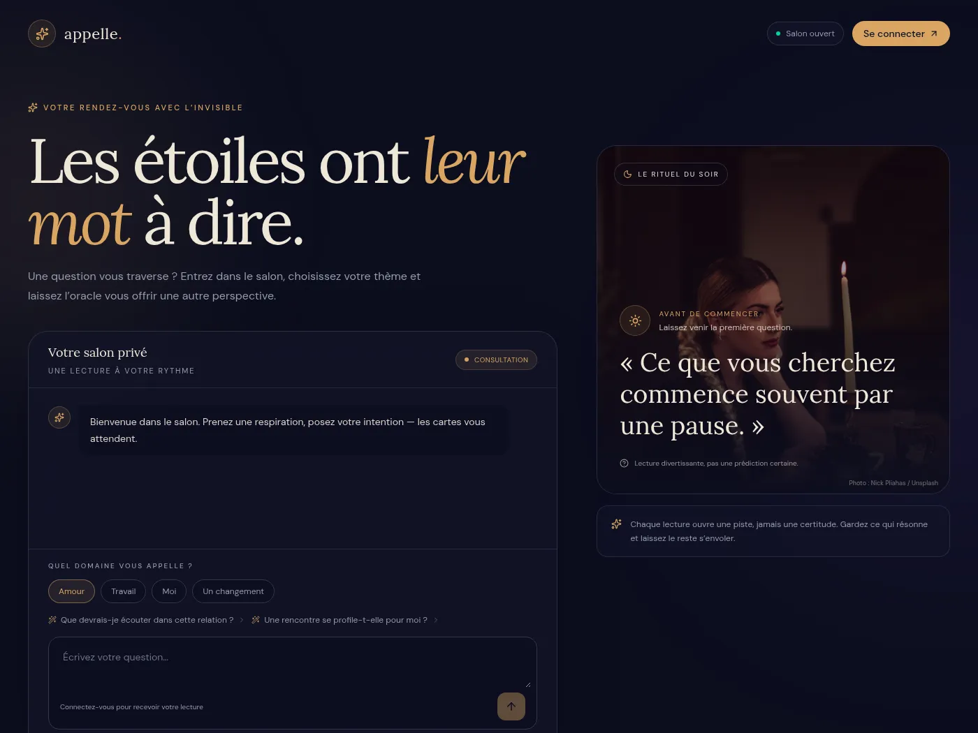Appelle of Fortune Live