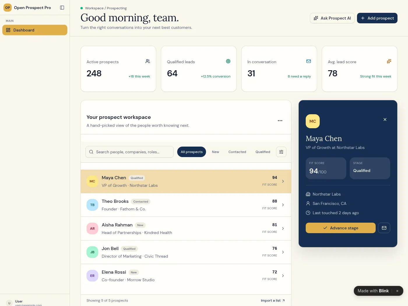 Open Prospect Pro
