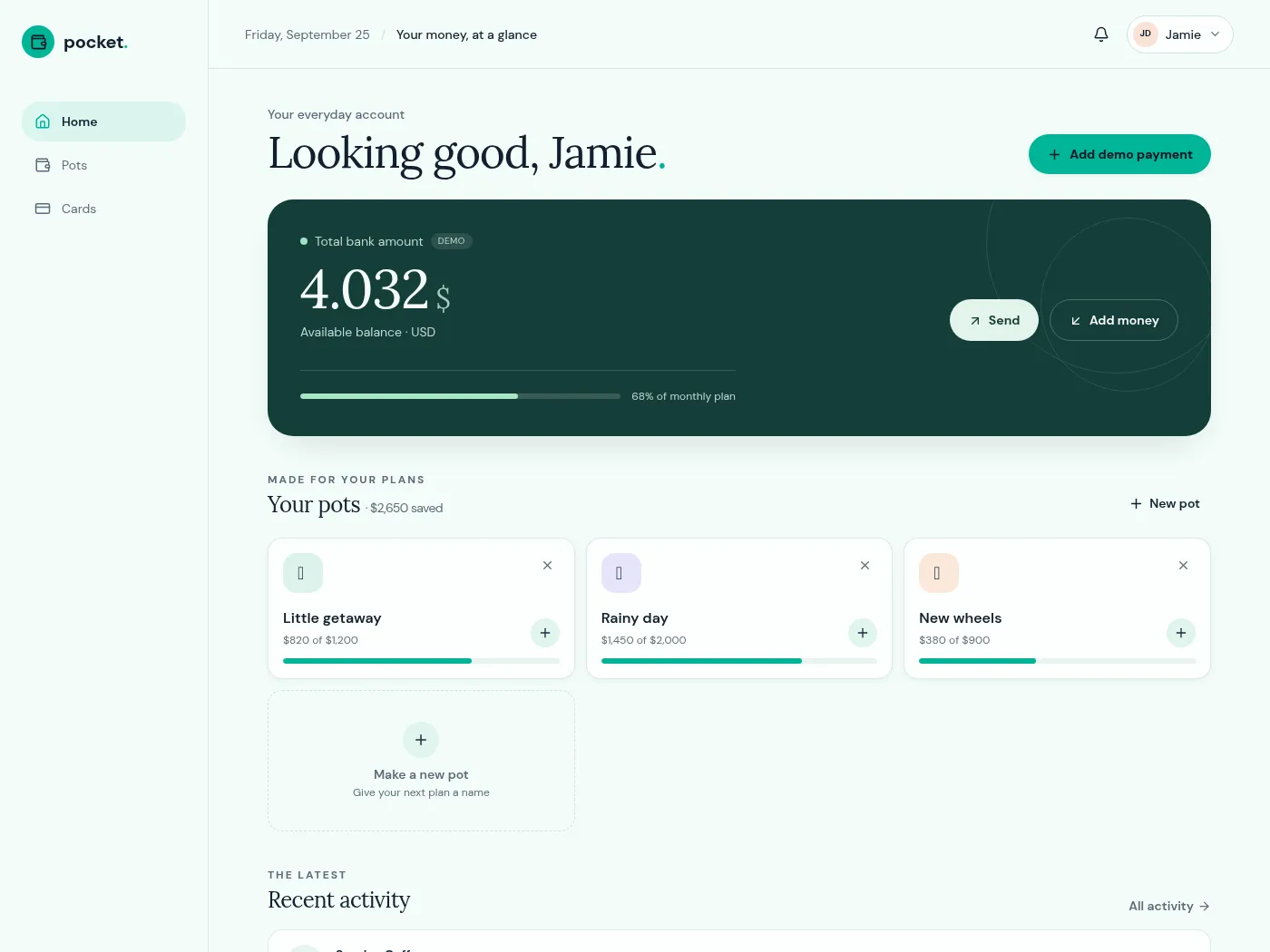 Monzo Mock Playbank