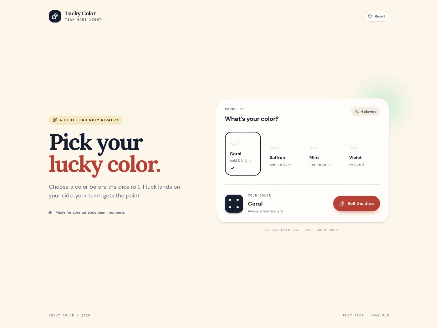 Lucky Color Picker