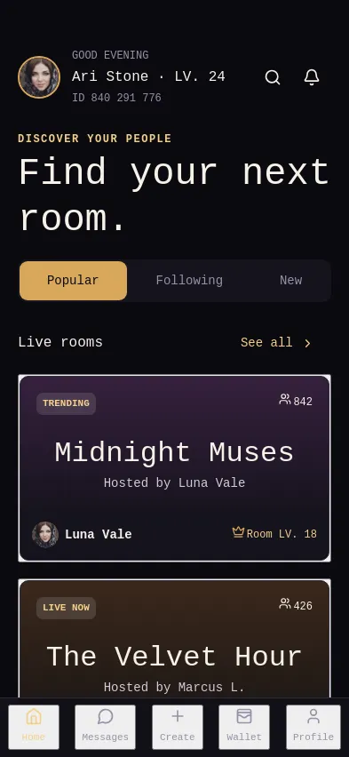 LuxVoice Social Chat
