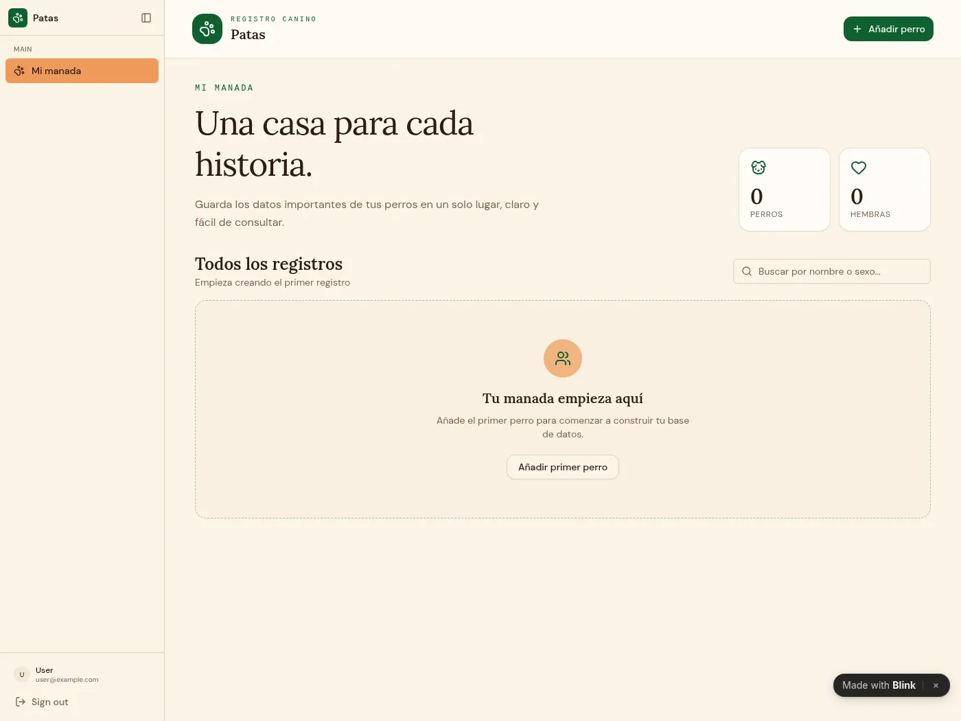 Dog Database Hub