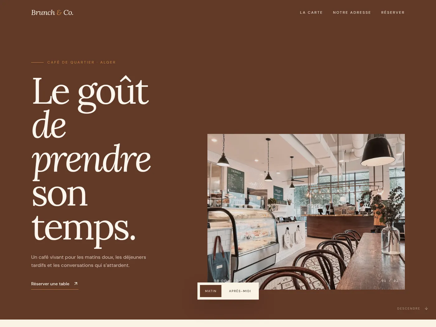 Café Brunch Website