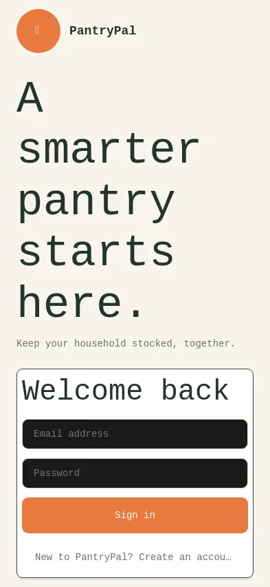 PantryPal Mobile