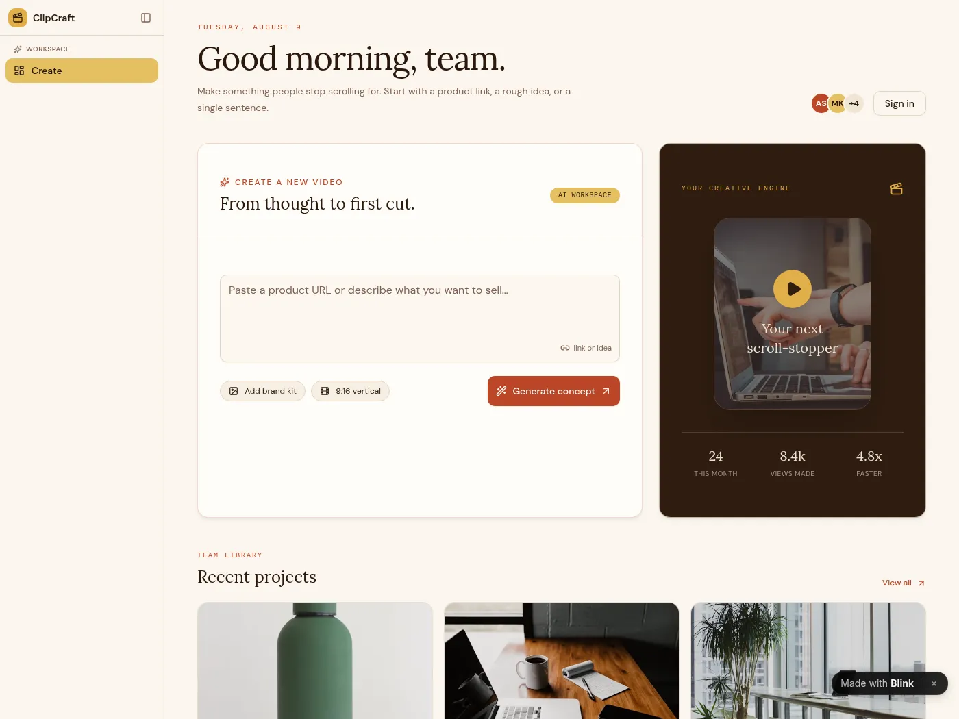 ClipCraft SaaS