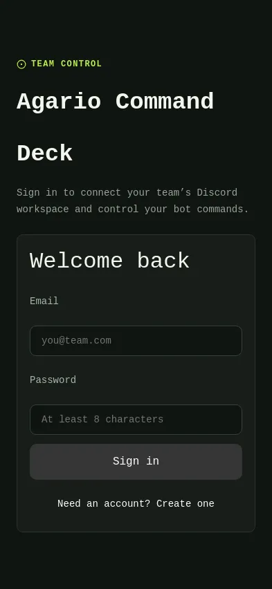 Agario-Discord Bot Bridge