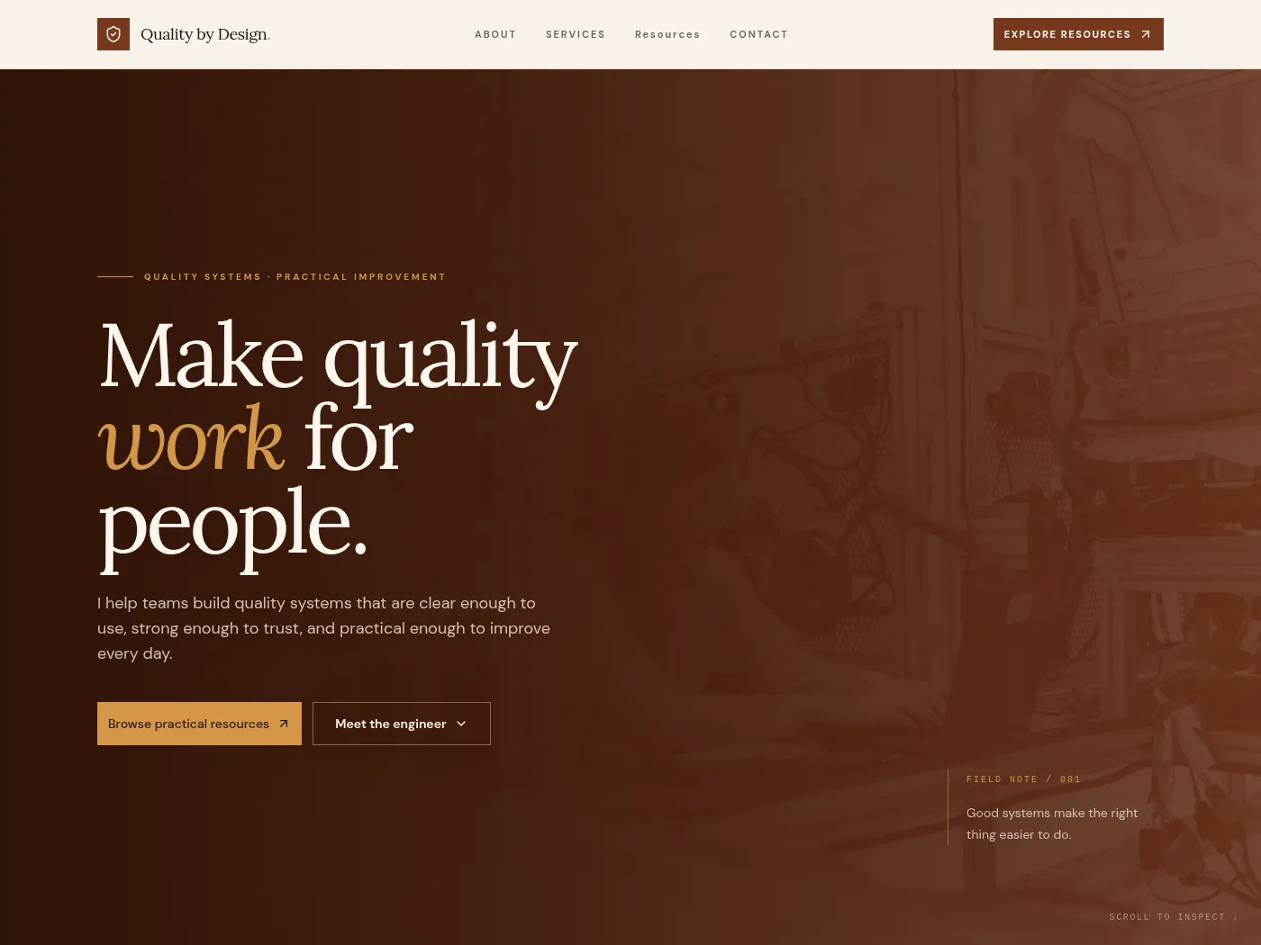 Quality Engineer Portfolio