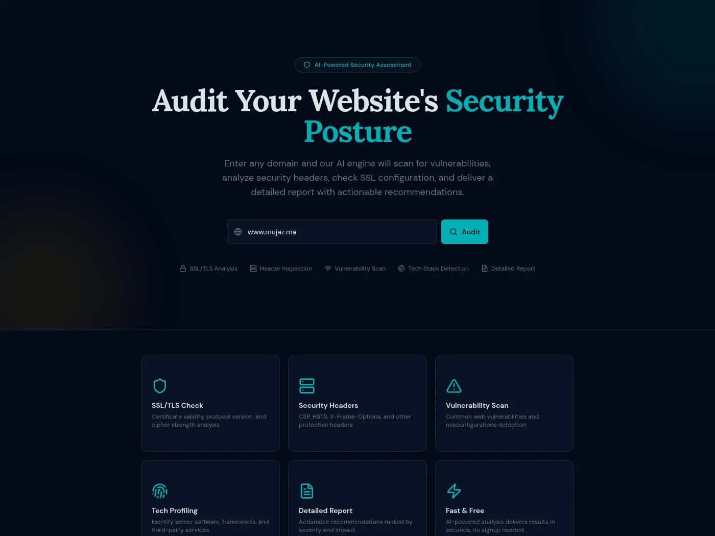 WebSecure Audit Tool