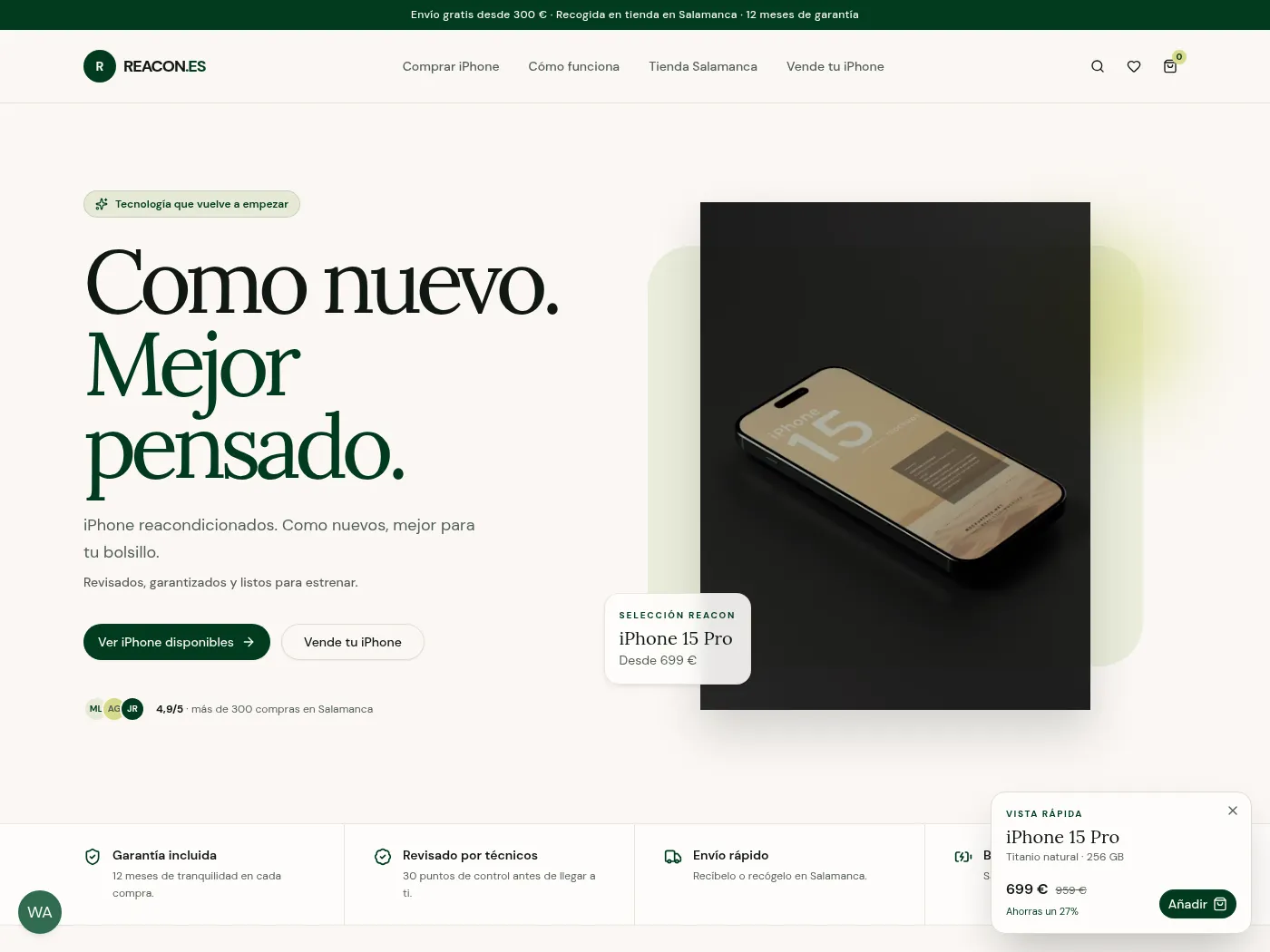 REACON.ES Tienda Premium