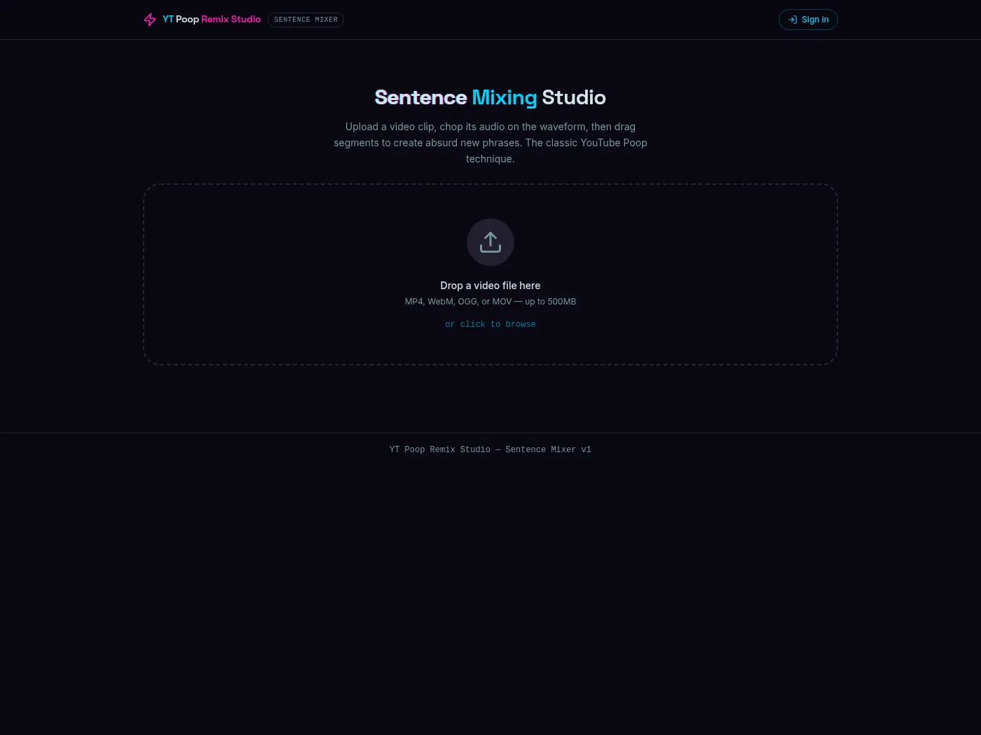 YT Poop Remix Studio
