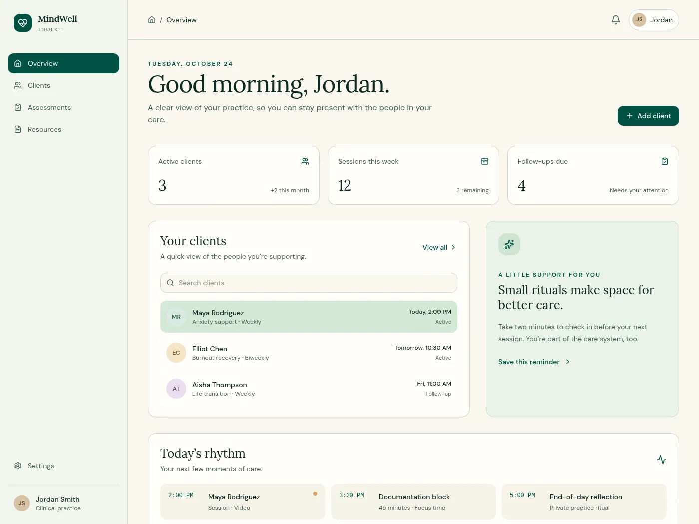 MindWell Toolkit