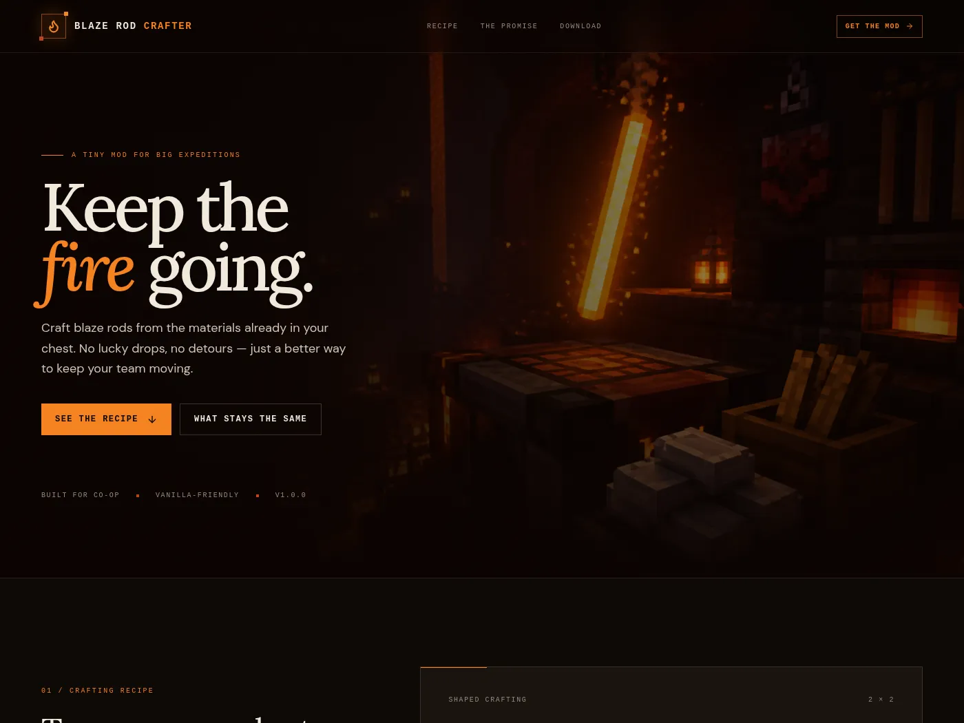 Blaze Rod Crafter