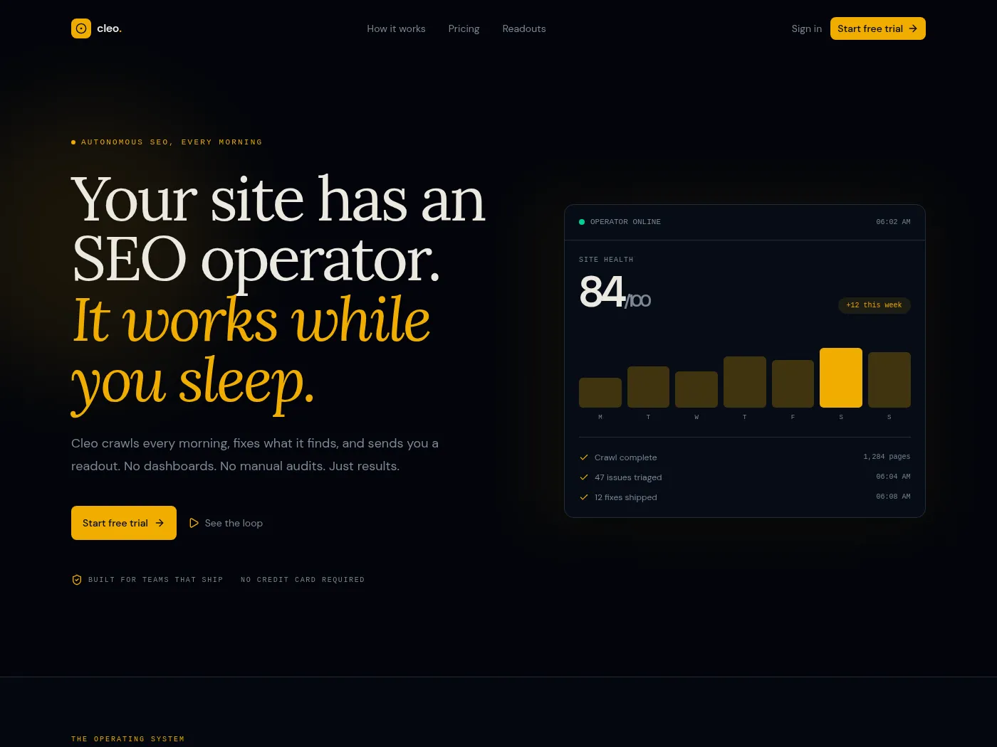 Cleo SEO Web App
