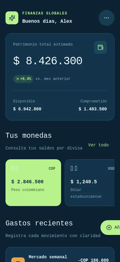 Finanzas Globales App