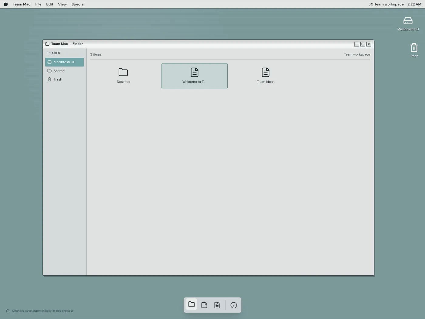 Web Mac OS Simulator