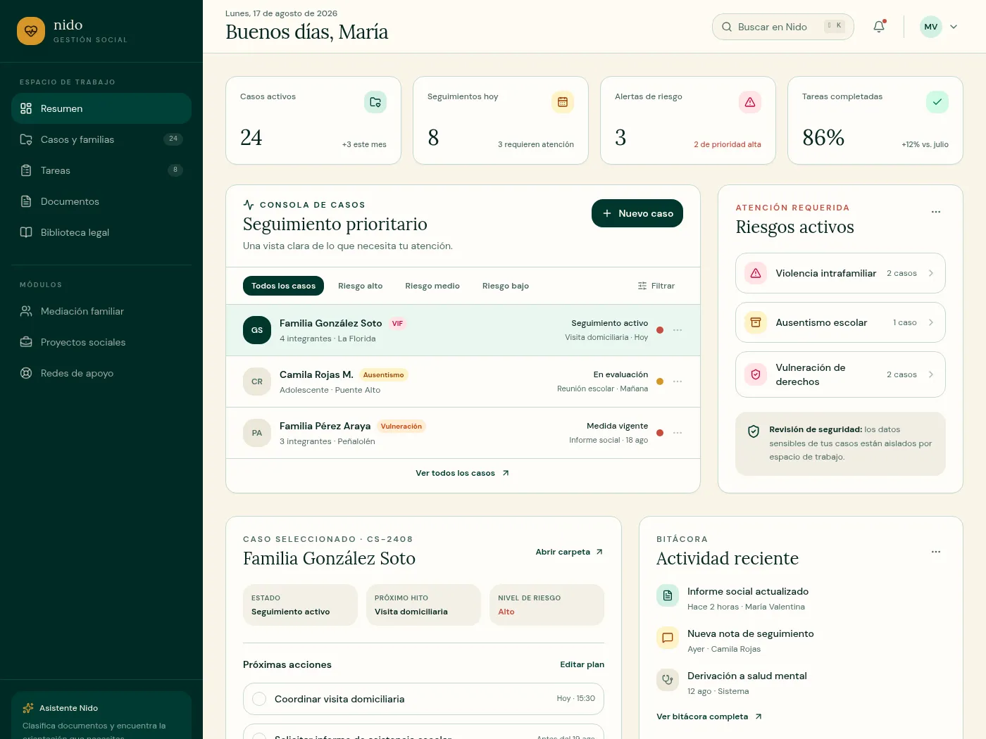 Smart Social Case Manager