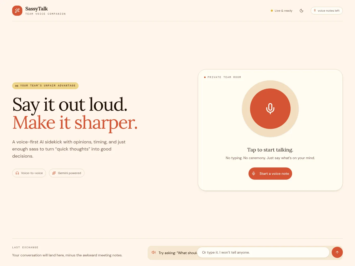 SassyTalk AI Assistant