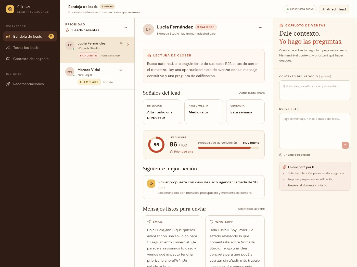 LeadGen AI Sales Agent