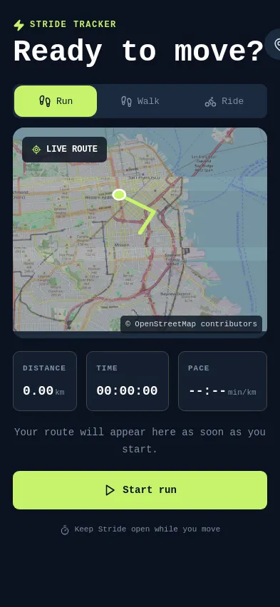 Stride Tracker