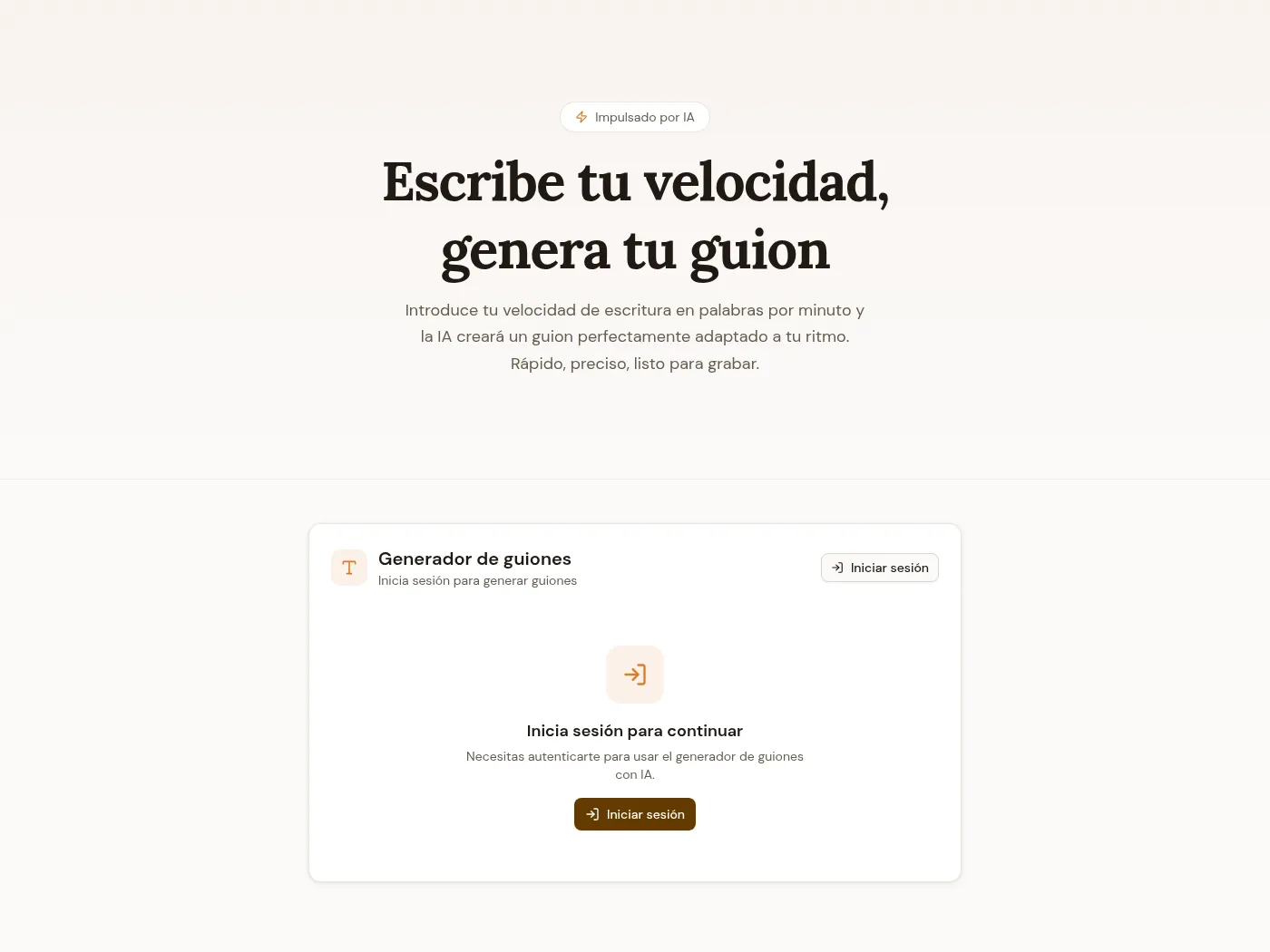 Speed Write Script