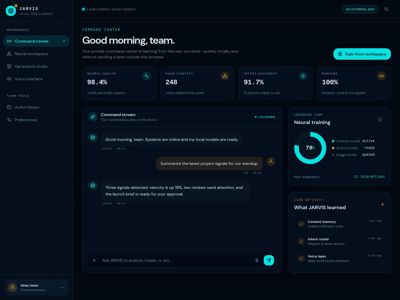 JARVIS: Local AI Assistant
