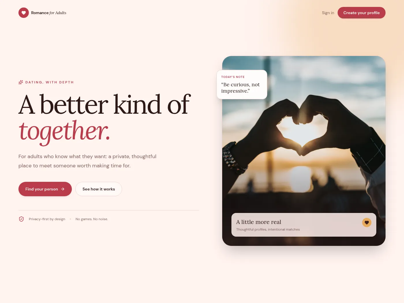 Romance For Adults